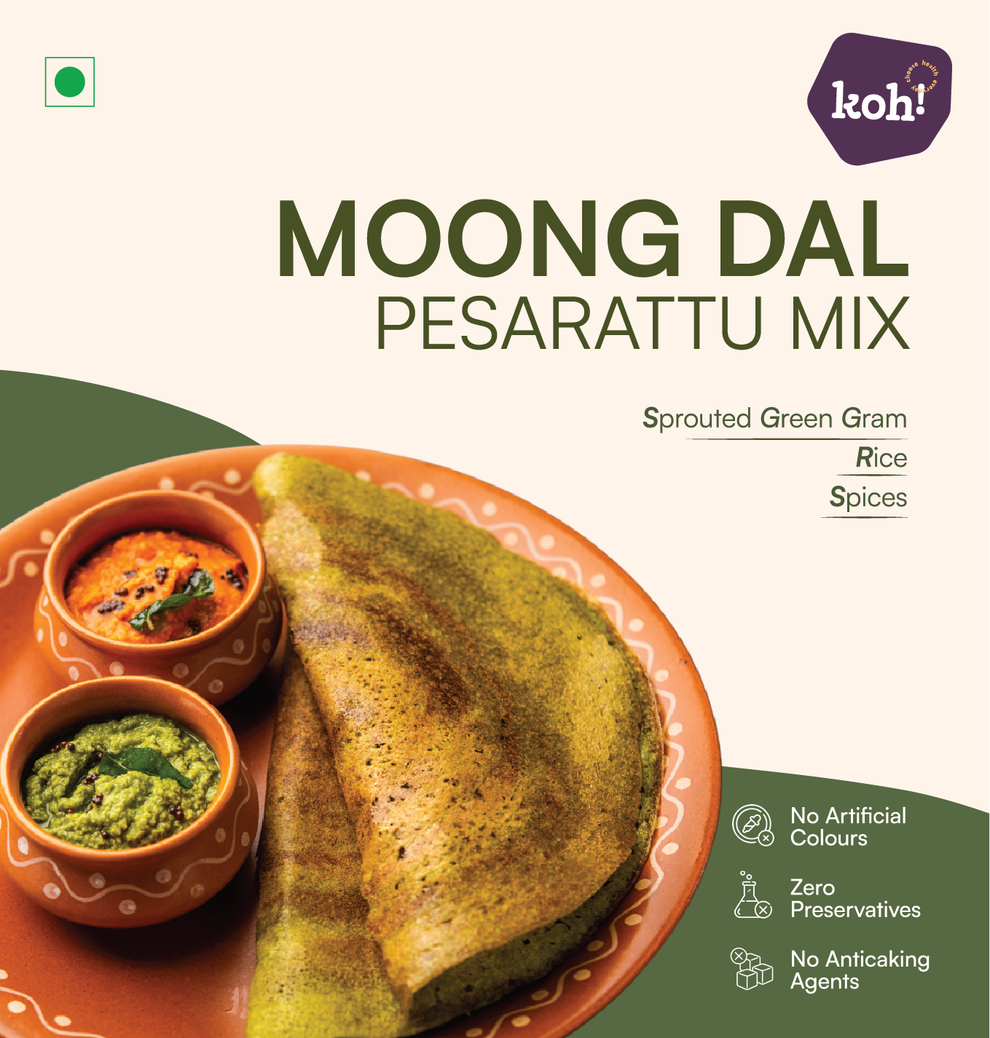 Pesarattu Mix / Moong Dal Chilla Mix – kohfoods